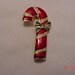 Vintage Red and Gold Enameled Candy Cane Christmas Brooch 18 - Etsy