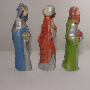 Vintage Three Wise Men or Kings Plastic Figurines 23 - 247 - Etsy