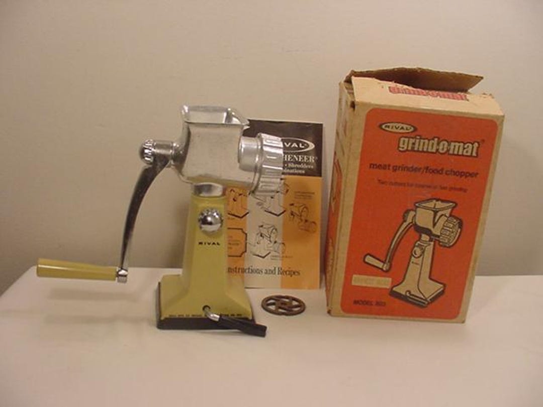Vintage Mid Century Rival Grind -o-mat in Original Box With ...