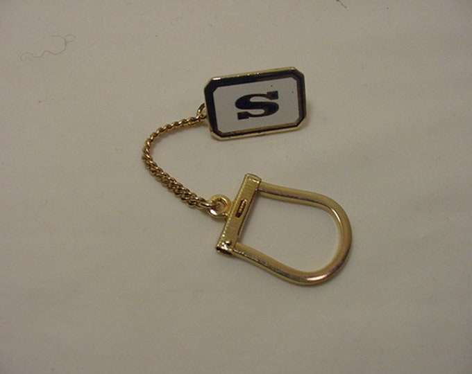 Vintage Swank Initial S Key Chain 21 - 183 - Etsy