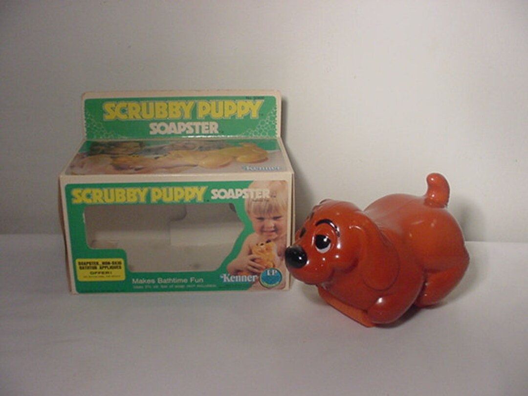 Vintage 1977 Kenner Scrubby Puppy Soapster New Old Stock in Original ...