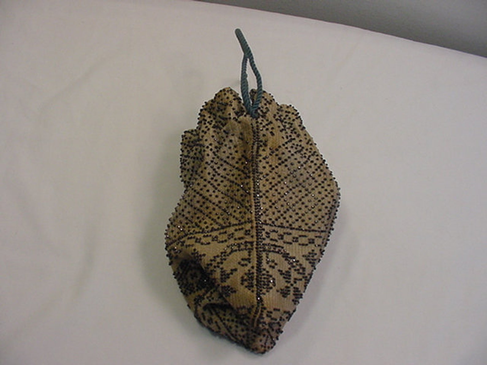 Vintage Draw String Top Beaded Purse 19 556 - Etsy