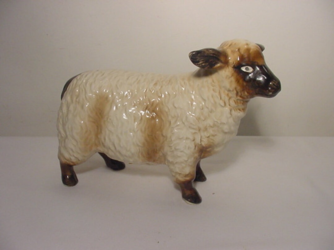 Vintage 1985 Lefton Exclusives Porcelain Sheep Figurine 24 - 68 - Etsy
