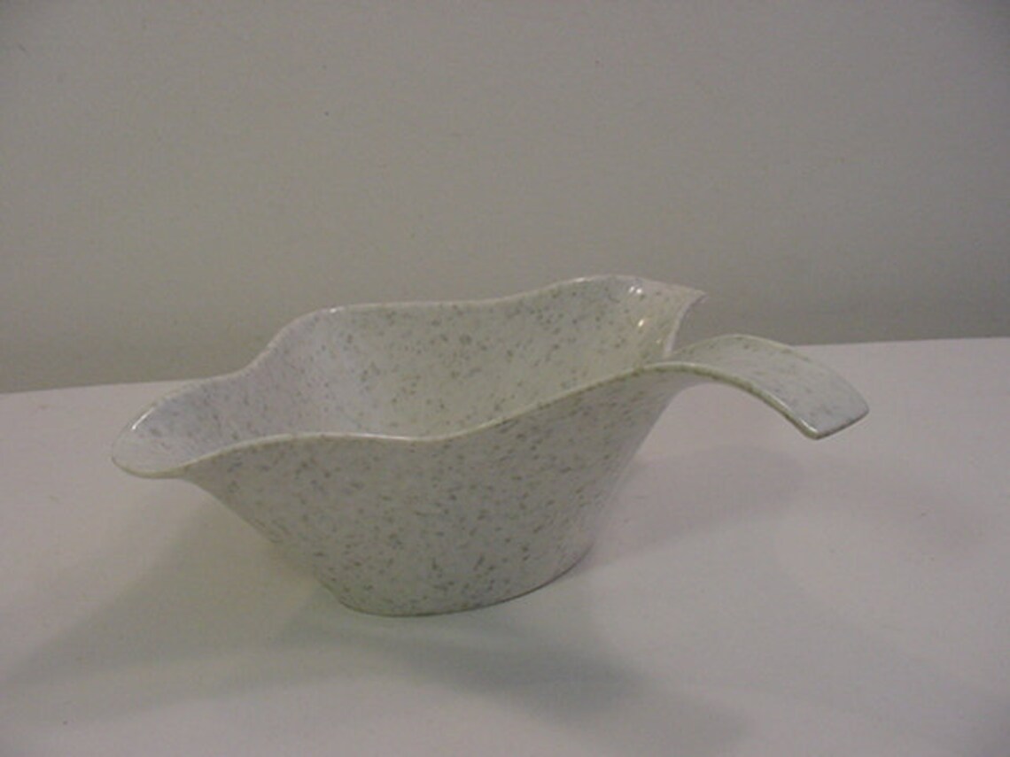Vintage Splatter Gray Melmac Gravy Bowl Boat Server 21 3 - Etsy