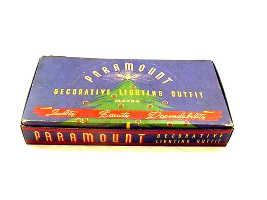Vintage - Mid Century - Paramount - Mazda - Christmas Lights in ...