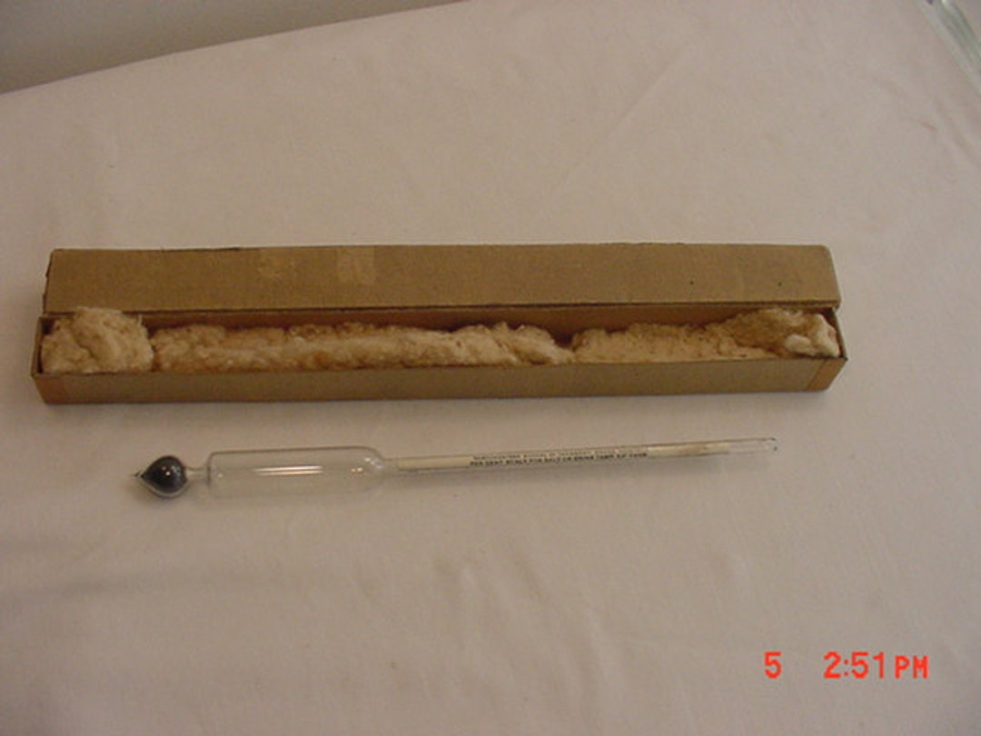 Vintage Taxidermy Percent Scale for Salt or Brine Temperature ...