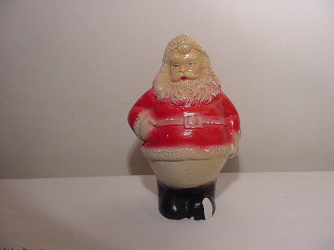 Vintage Plaster Santa Claus Has Some Chips 23 243 - Etsy