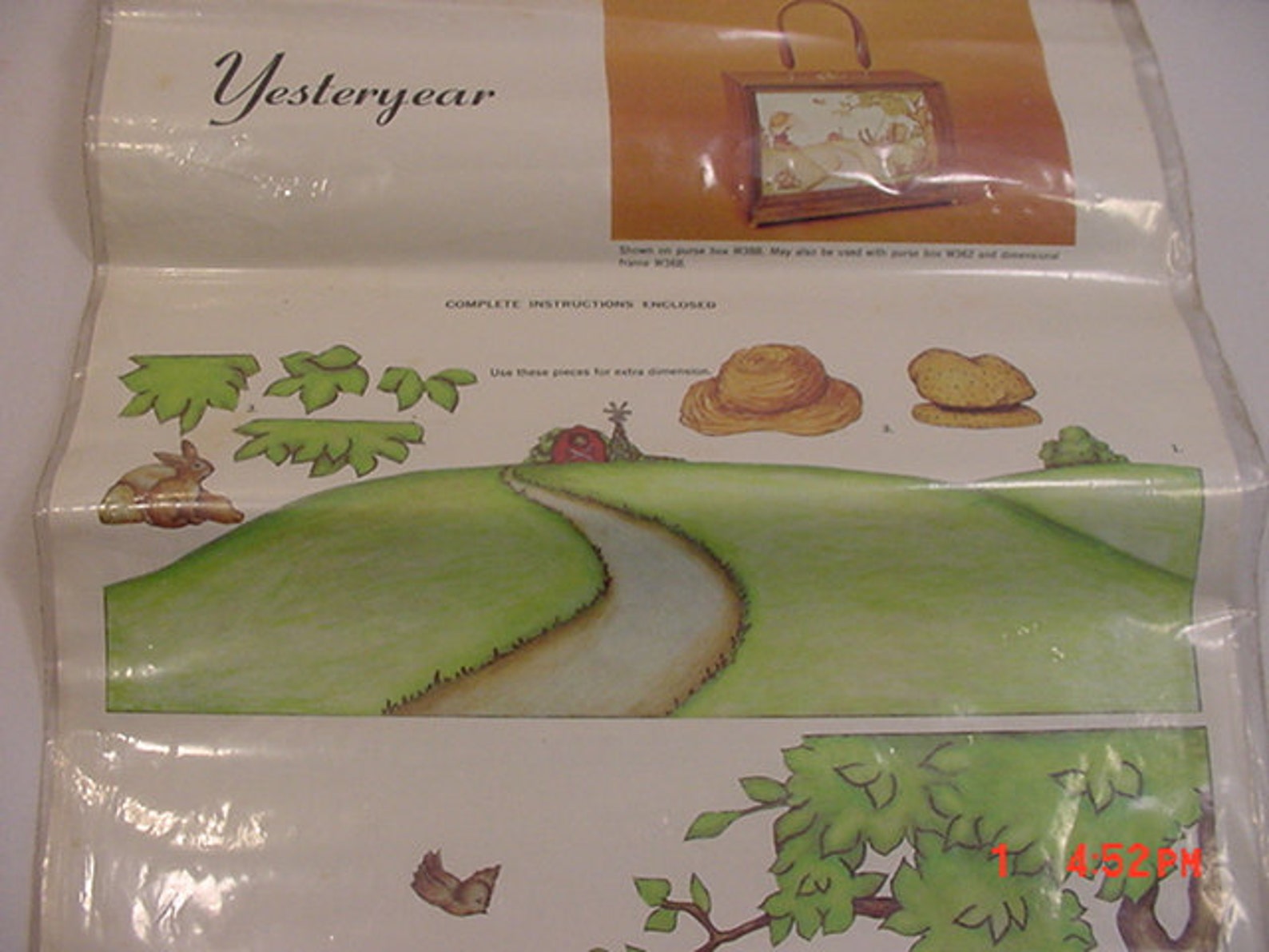 Vintage Carousel Craft Yesteryear Decals 17 7 - Etsy