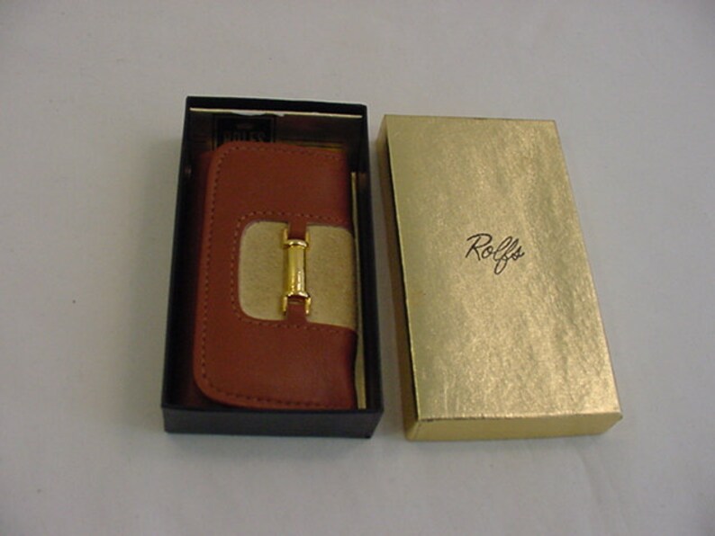 Vintage Rolfs Cowhide Key Kaddy in Original Box Never Used 18 | Etsy