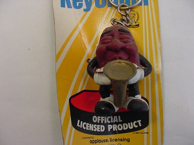 Vintage 1987 California Raisins Plastic Key Chain 19 910 | Etsy