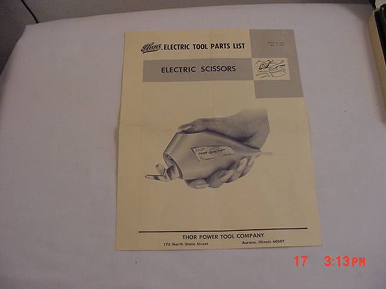 Vintage Thor Speed Snips Electric Scissors in Original Box 17 - Etsy