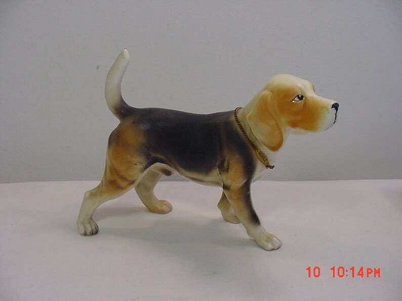 Vintage Large Ceramic Male Beagle Dog Figurine 18 1328 - Etsy