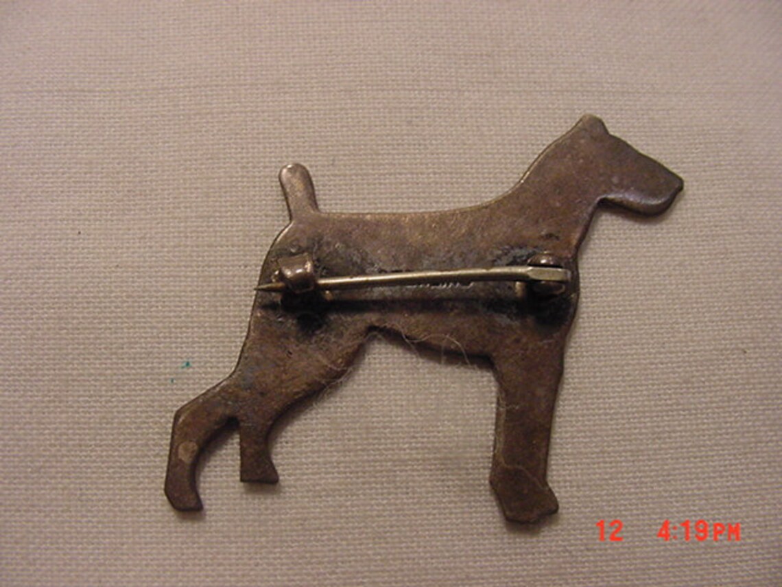 Vintage Sterling Silver Dog Brooch 18 - 707 - Etsy