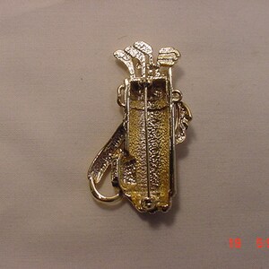 Vintage Rhinestone Accented Golf Bag & Clubs Brooch 18 - 740 - Etsy