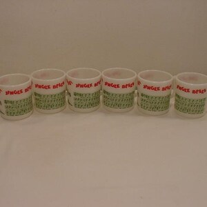 Vintage Hazel Atlas Sip & Sing Gay Holiday Jingle Bells Pattern Mid ...