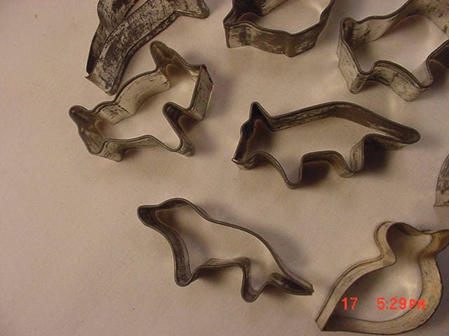 Set of 10 Vintage Veritas Animal Cutters in Original Metal | Etsy