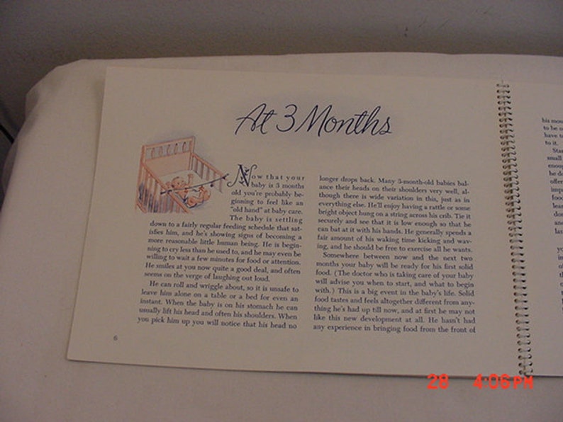 Vintage 1960's Era Baby Book 18 1106 - Etsy