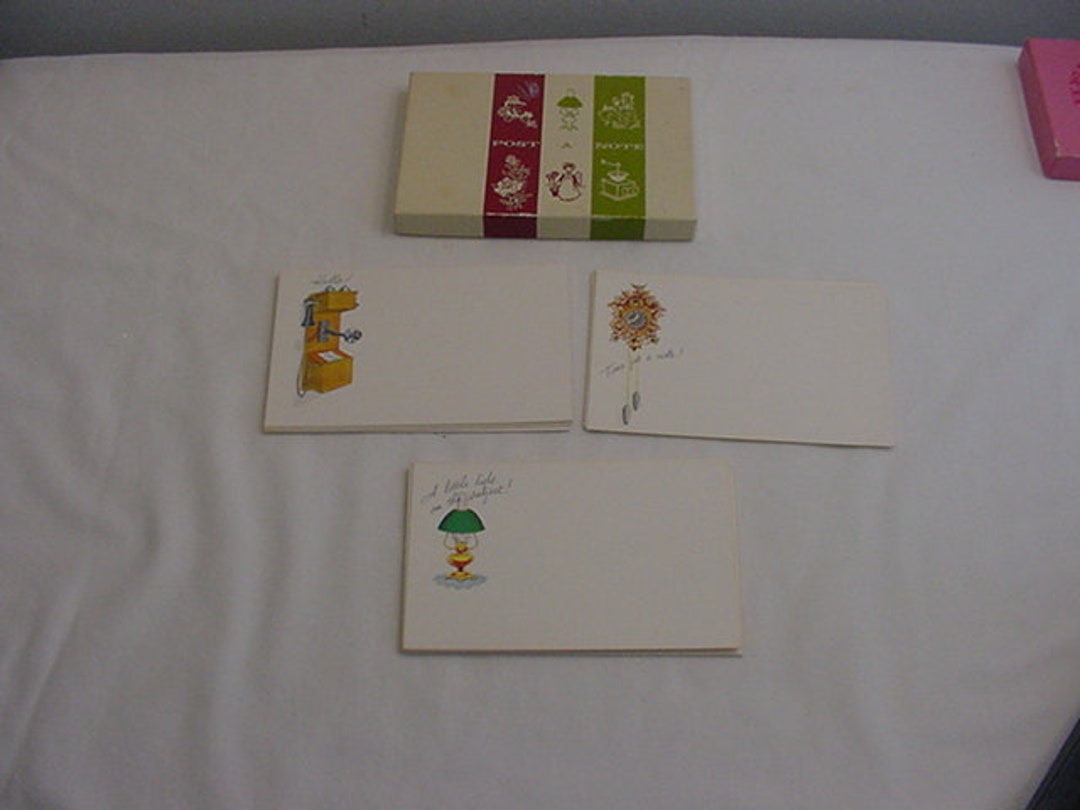 Vintage Post A Note Postcards in Original Box 19 - 605 - Etsy