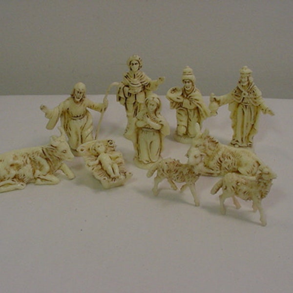 Plastic Nativity - Etsy