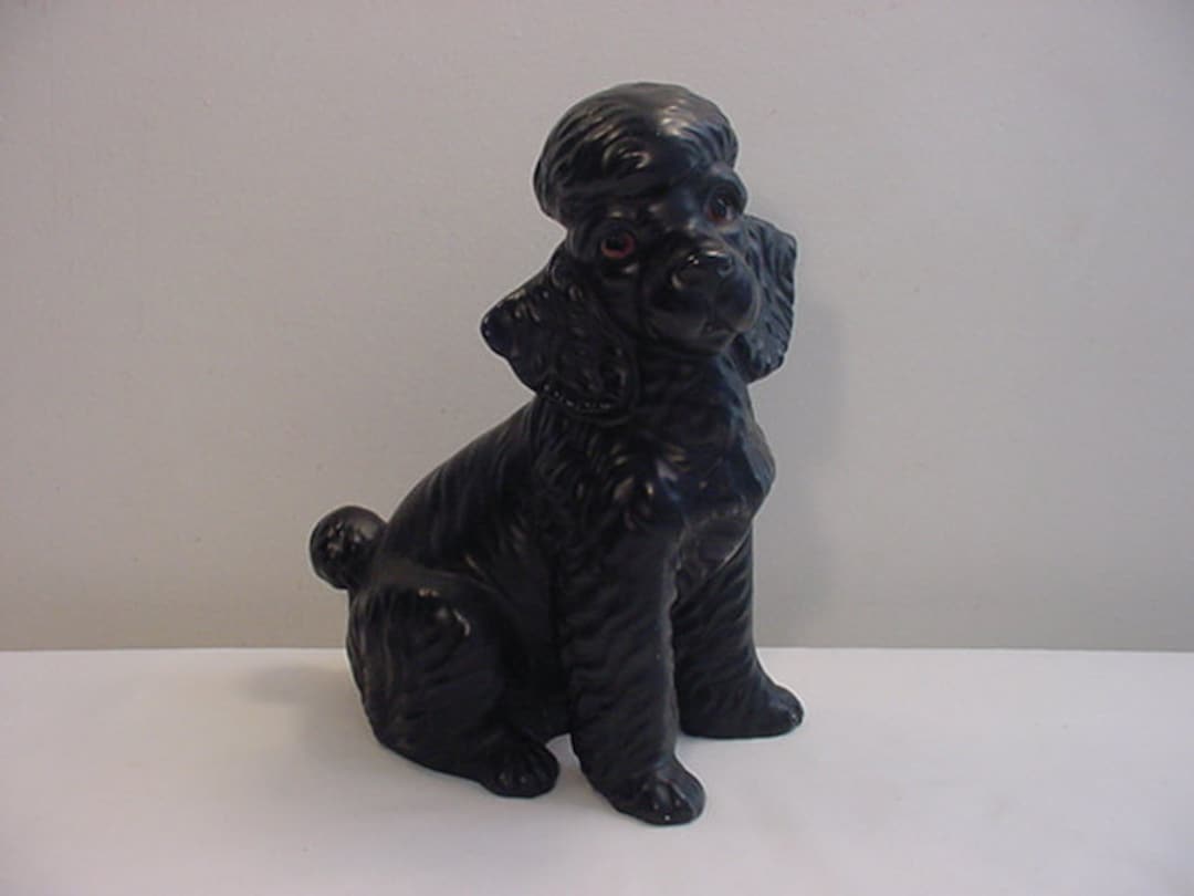 Vintage Ceramic Large French Poodle Figurine 23 - 64 - Etsy