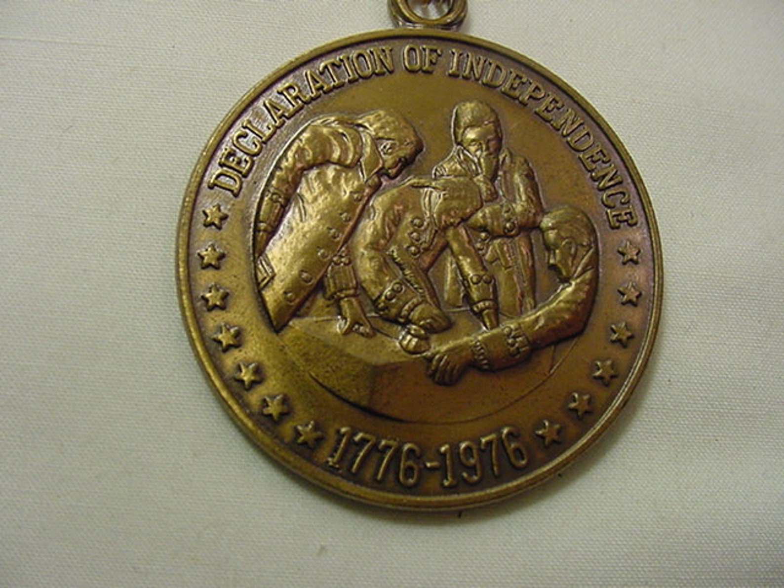 Vintage United States of America Bicentennial Key Chain - Etsy