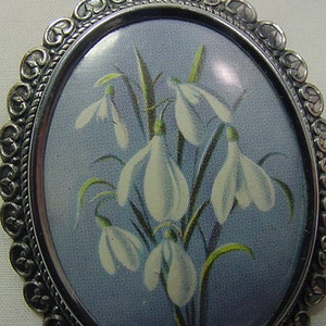 Vintage TLM Made in England Flower Brooch 18 - 1771 - Etsy