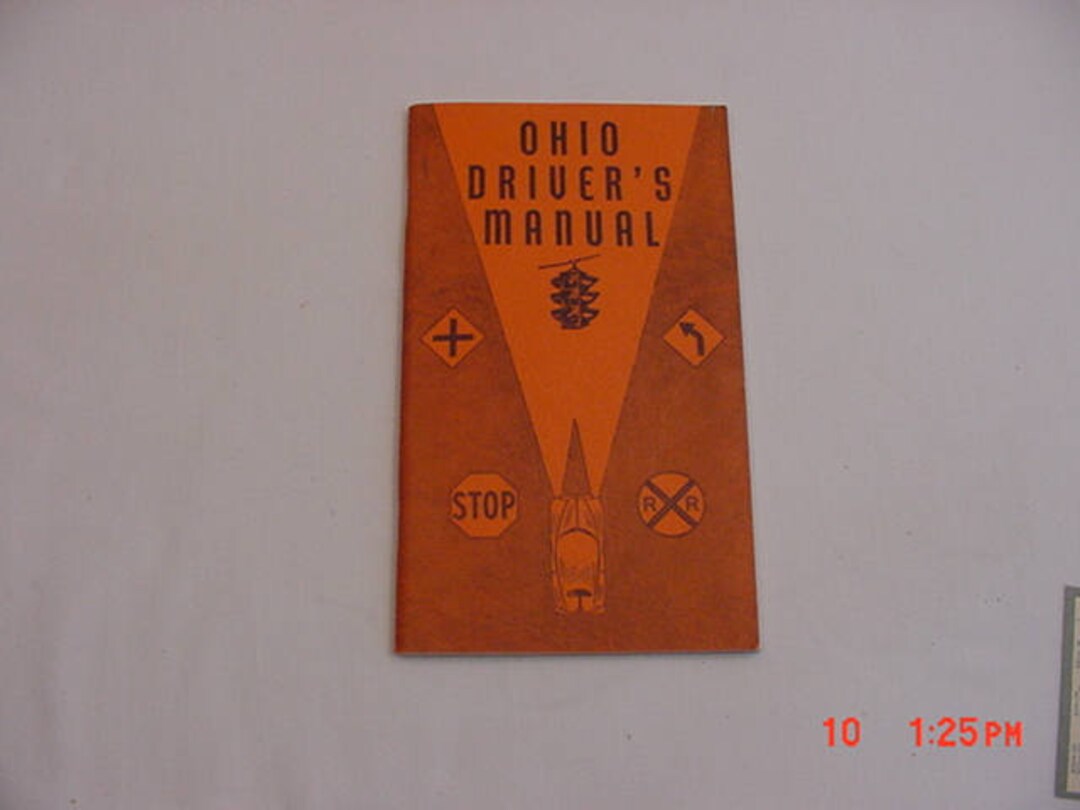 Vintage 1950 Ohio Driver's Manuel 17 - 968 - Etsy
