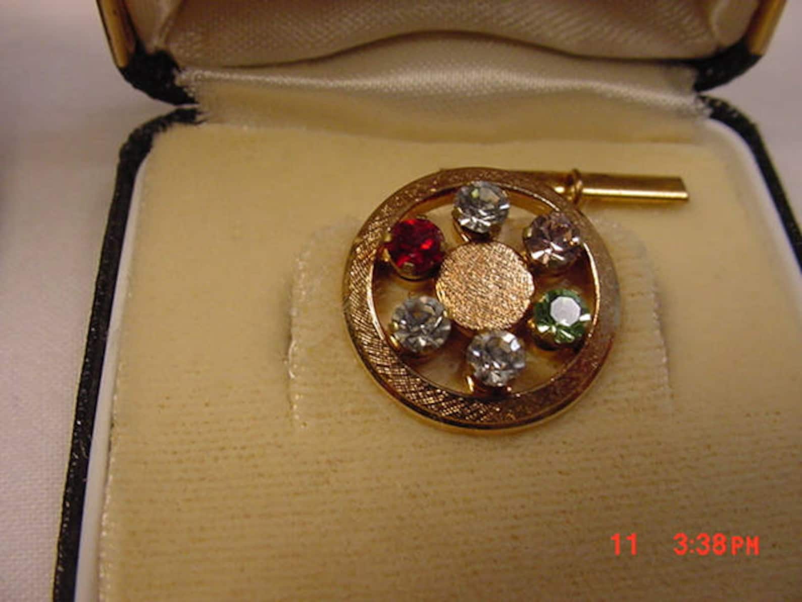 Vintage Anson Family Album Jewelry Cuff Links & Tie Clasp | Etsy