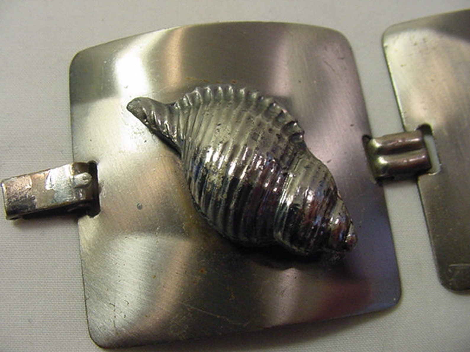 Vintage Metal Bracelet With Sea Shell & Star Fish Designs 19 | Etsy