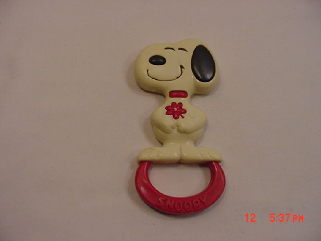 Vintage 1970's Snoopy Peanuts Gang Baby Rattle 16 -808 - Etsy