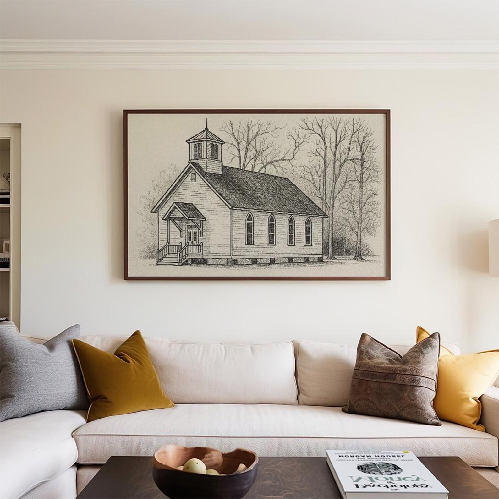 Custom House Drawing From Photo, Personalized Home Portrait, Hand-drawn ...