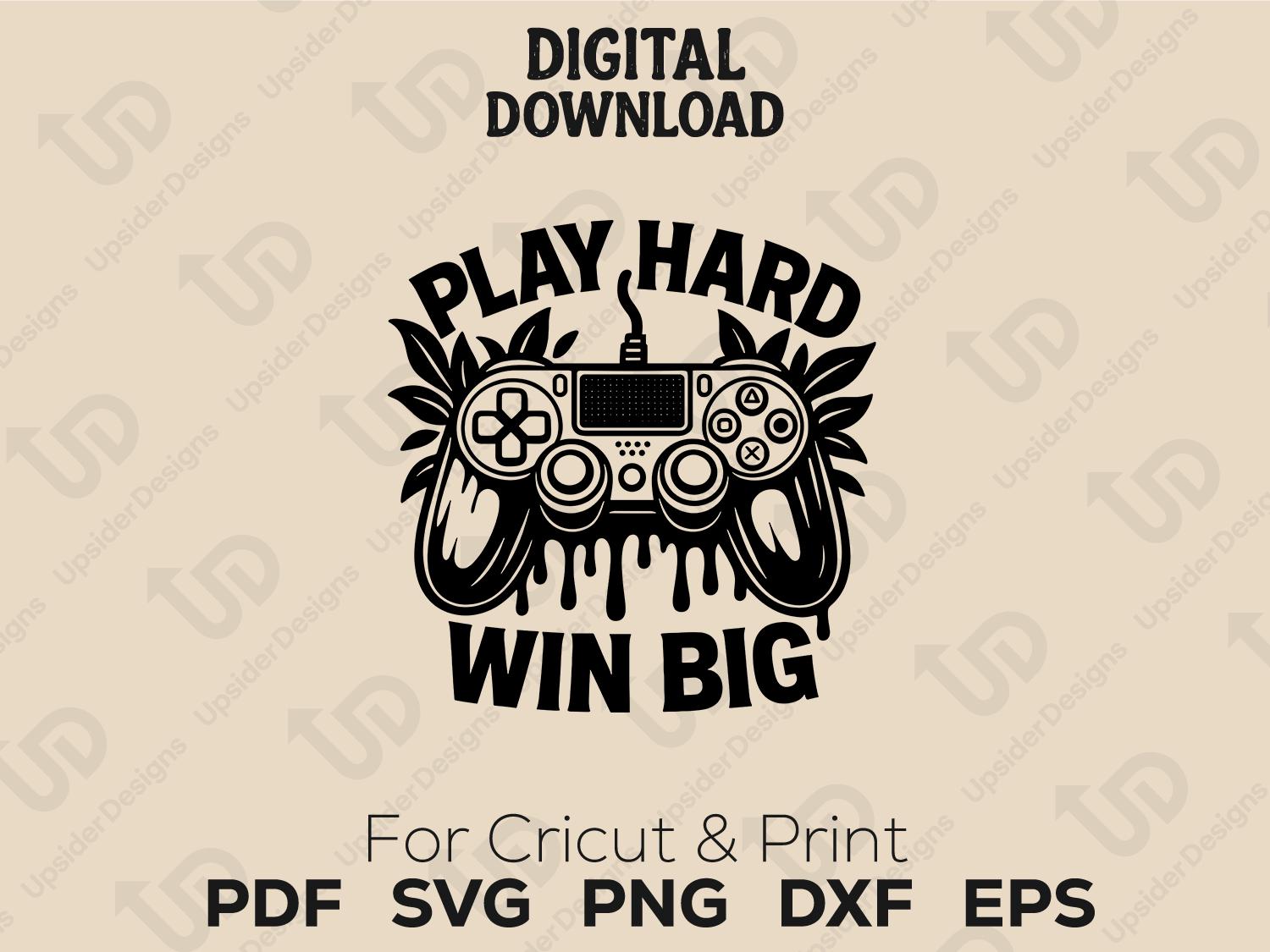 Level up Gamer Controller SVG Bundle | Gaming Legend & Play Hard Quotes ...