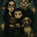 Custom Gothic Couple Portrait, Addams Family Style Drawing, Custom ...