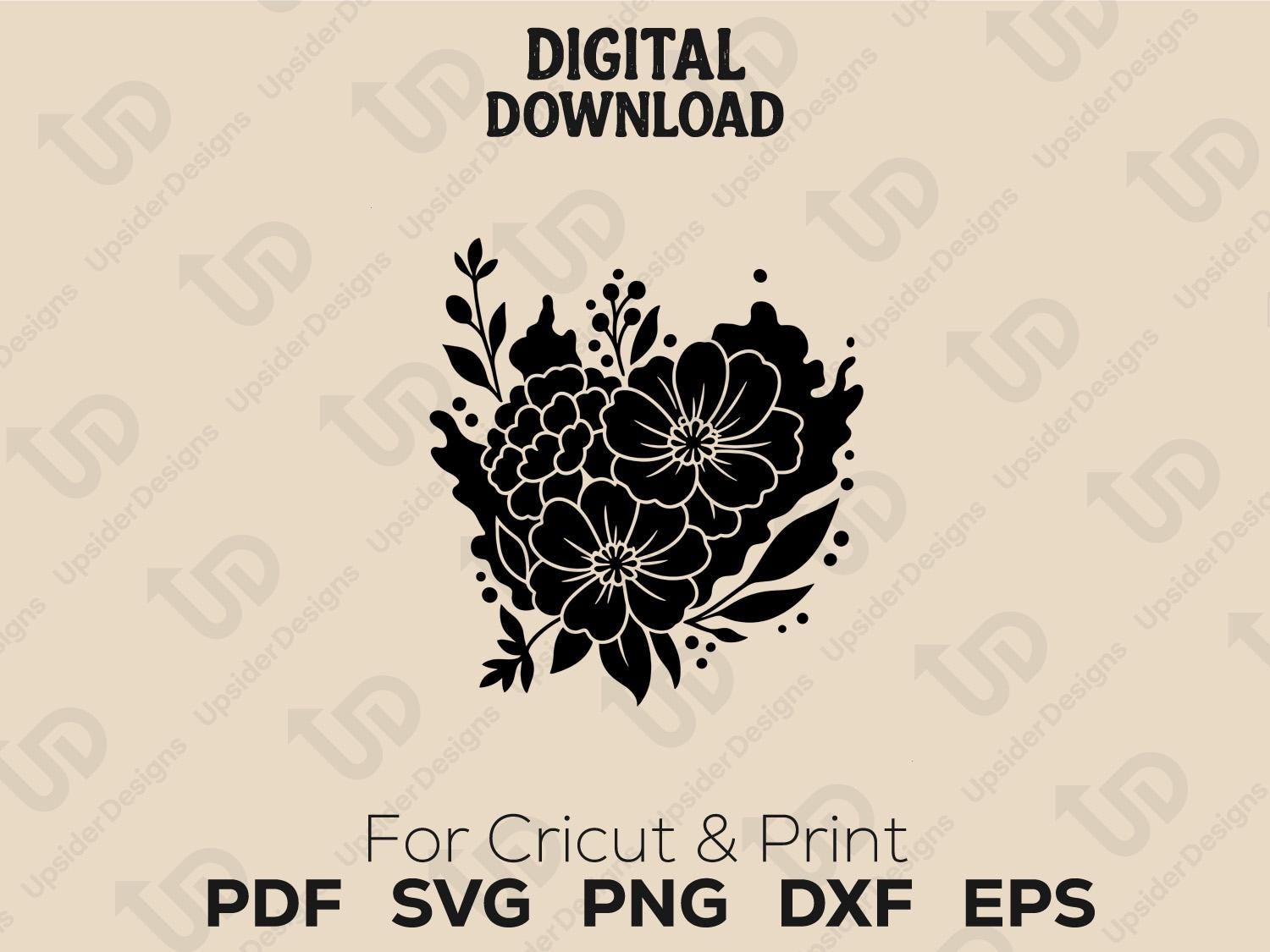 Heart SVG Bundle for Cricut | Love & Valentine Silhouette Clipart ...