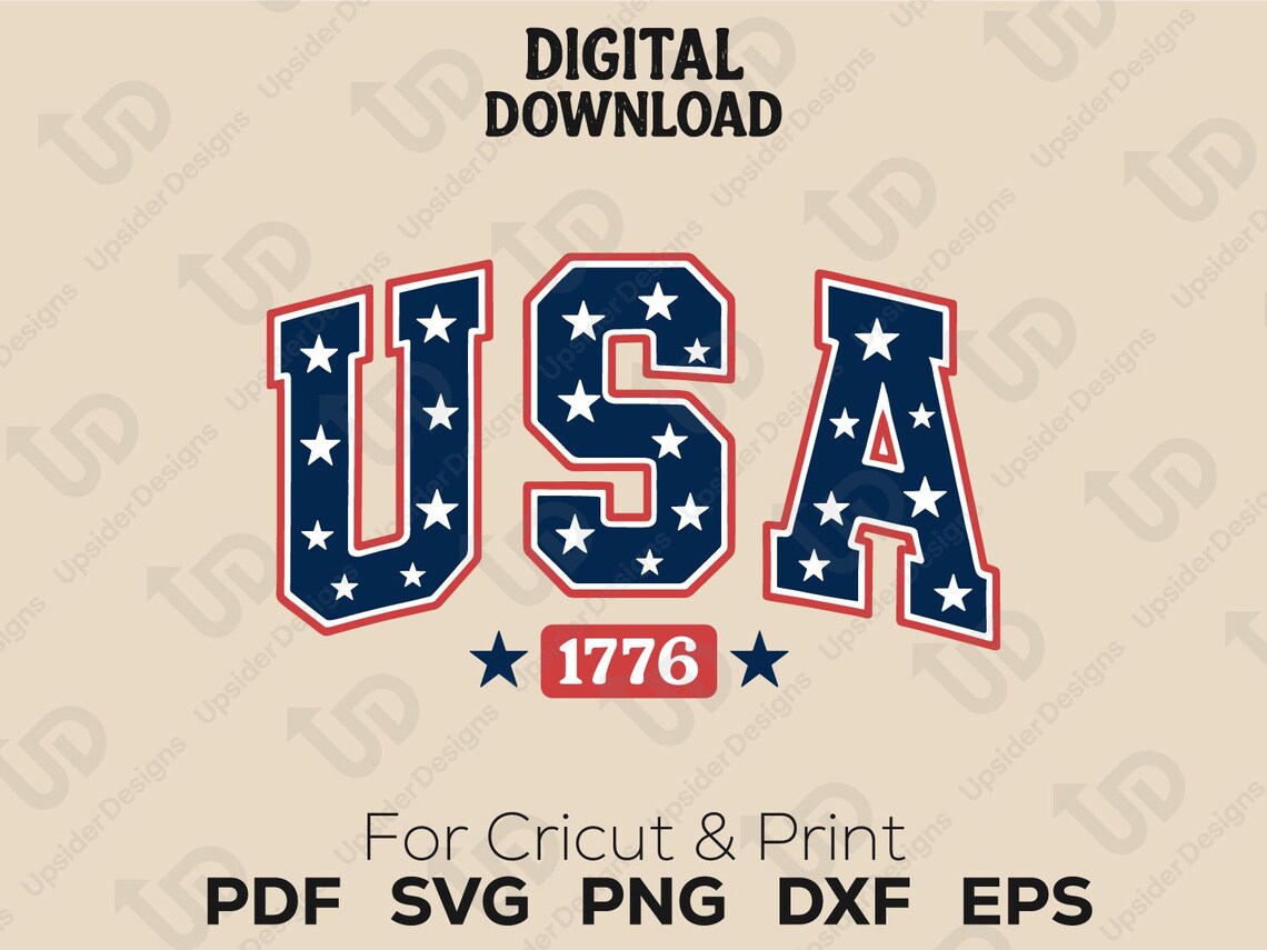 Usa 1776 Svg Vintage Patriotic Shirt Design Fourth Of July Cricut