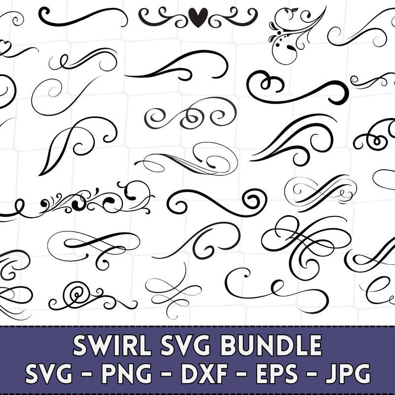 Flourish Svg - Etsy