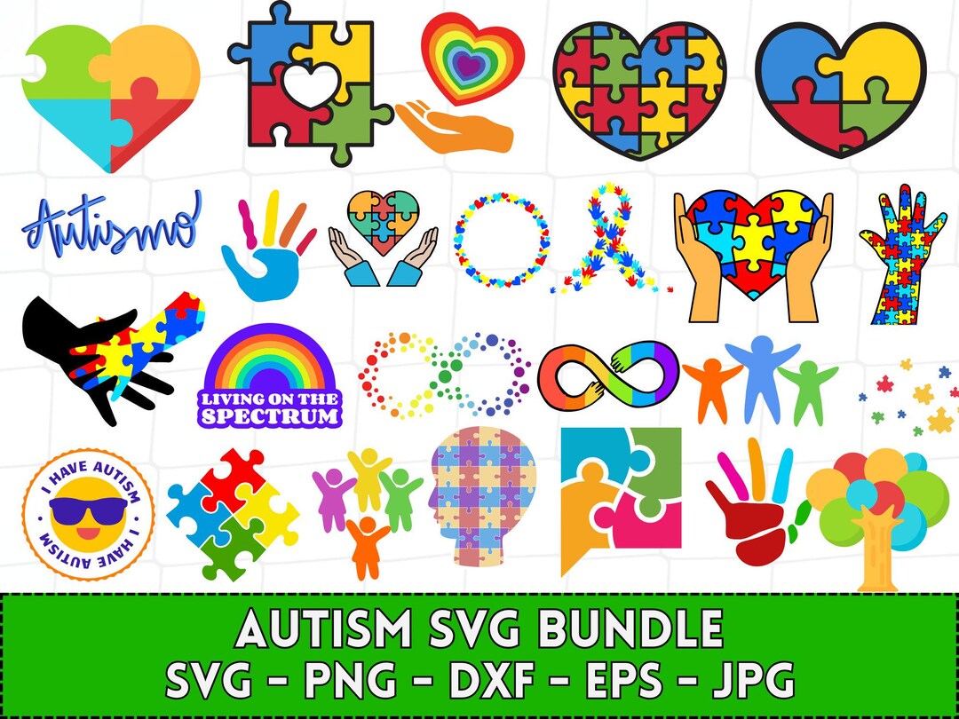 Autism Svg, Austism Awareness Svg Bundle, Austism Svg, Austism ...