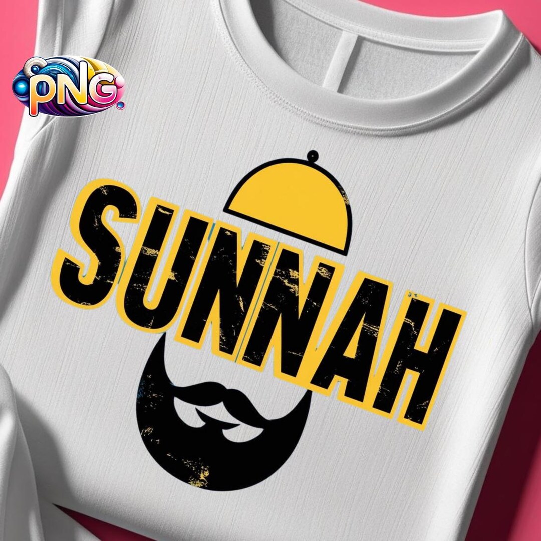 Sunnah Islamic Design PNG - Kufi Beard Graphic - Etsy