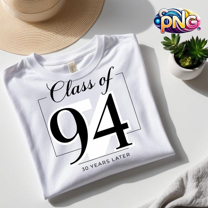 Class of 94 Reunion Design PNG SVG - 30 Years Later 1994 Graduation ...