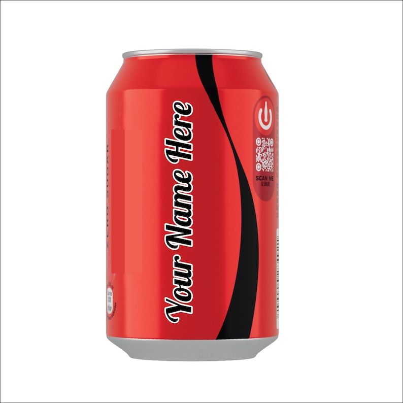 Custom Soda Can: Personalized Name/image - Las Vegas Style - Etsy