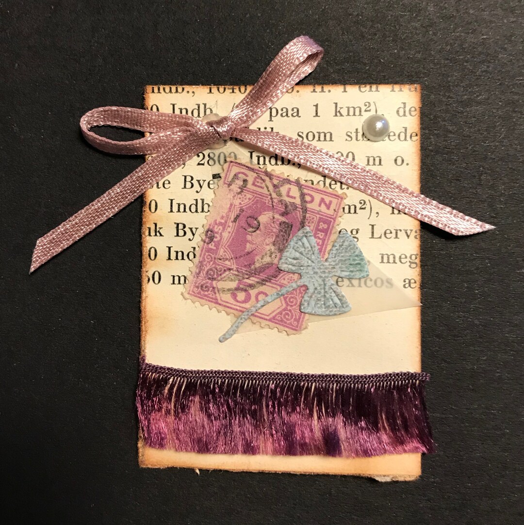 Paperclip Tag Junk Journaling Embellishment Bookmark - Etsy