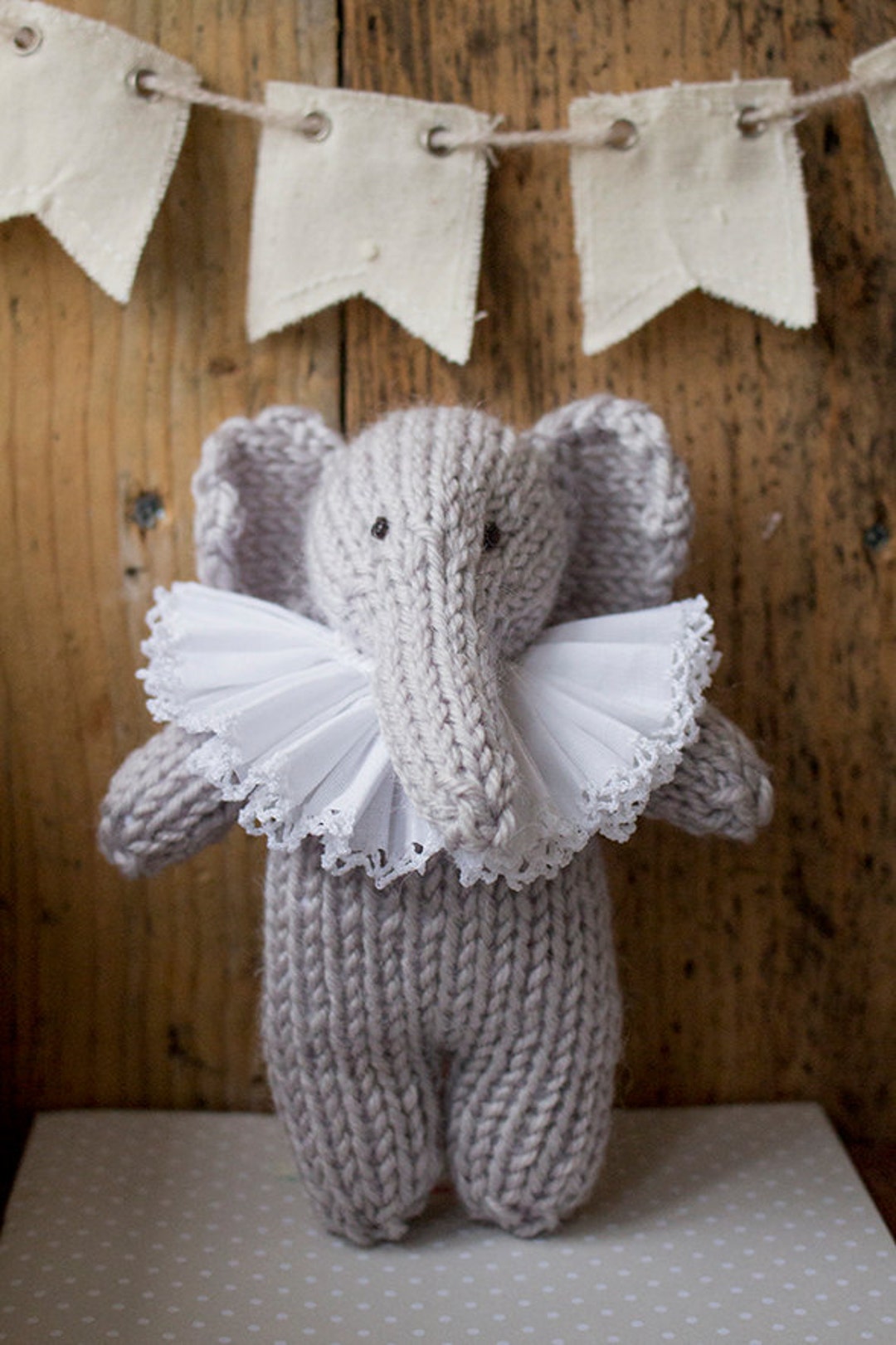 Enid Elephant Knitting Pattern - Etsy
