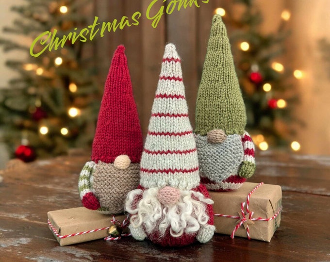 Christmas Gonks Knitting Pattern - Etsy