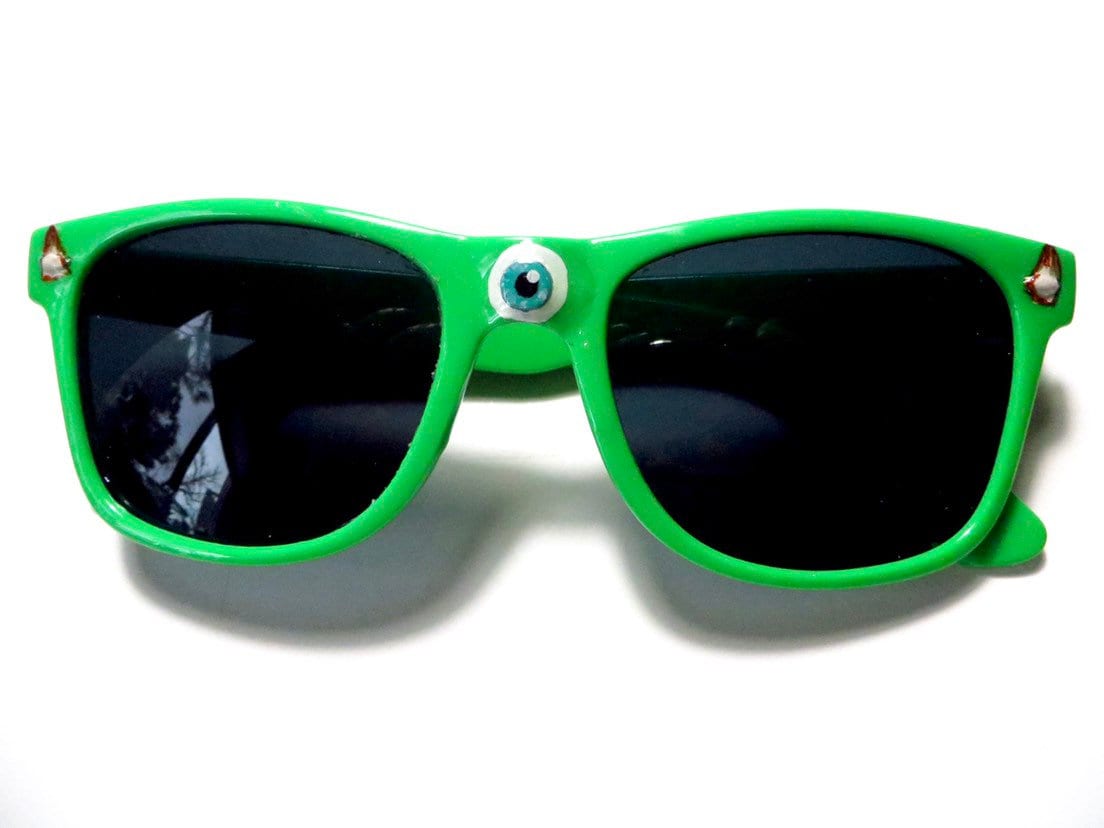 Pixar Monsters Inc Mike Inspired Green Sunglasses With Eye and - Etsy