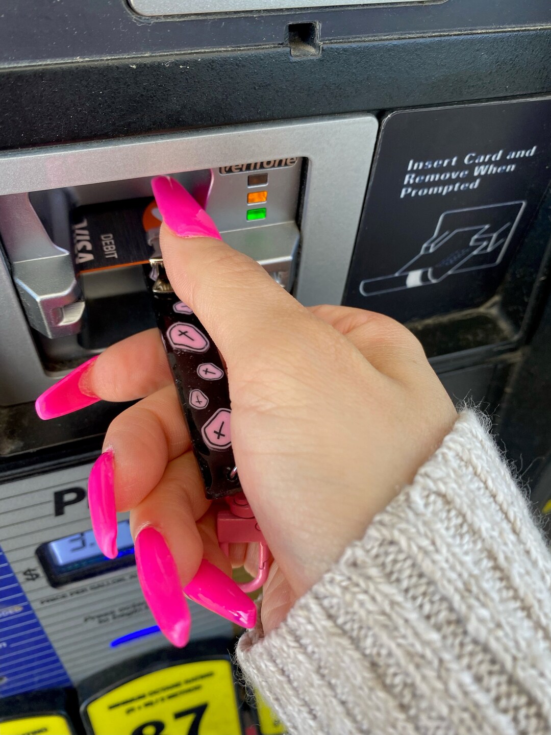 Card Grabber With Rubber Tip for Long Nails - Etsy