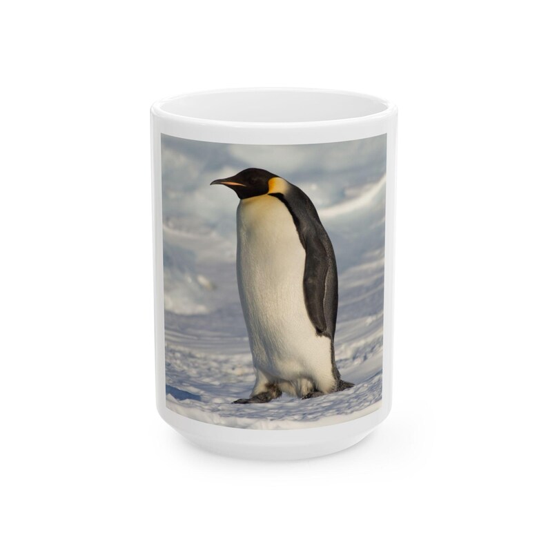 Emperor Penguin Ceramic Mug - Cute Animal Coffee Cup, Gift for Animal ...