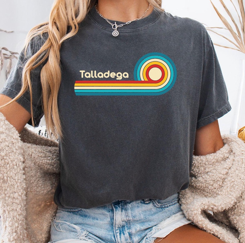 Talladega Retro Stripes PNG, Vintage Racing Shirt, 70s Style Talladega ...