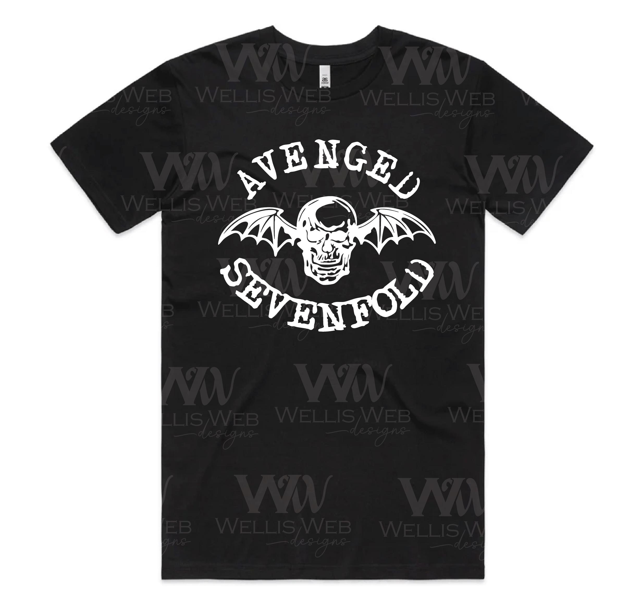 Avenged Sevenfold PNG: Metal Band T-shirt Design (digital Download, SVG ...