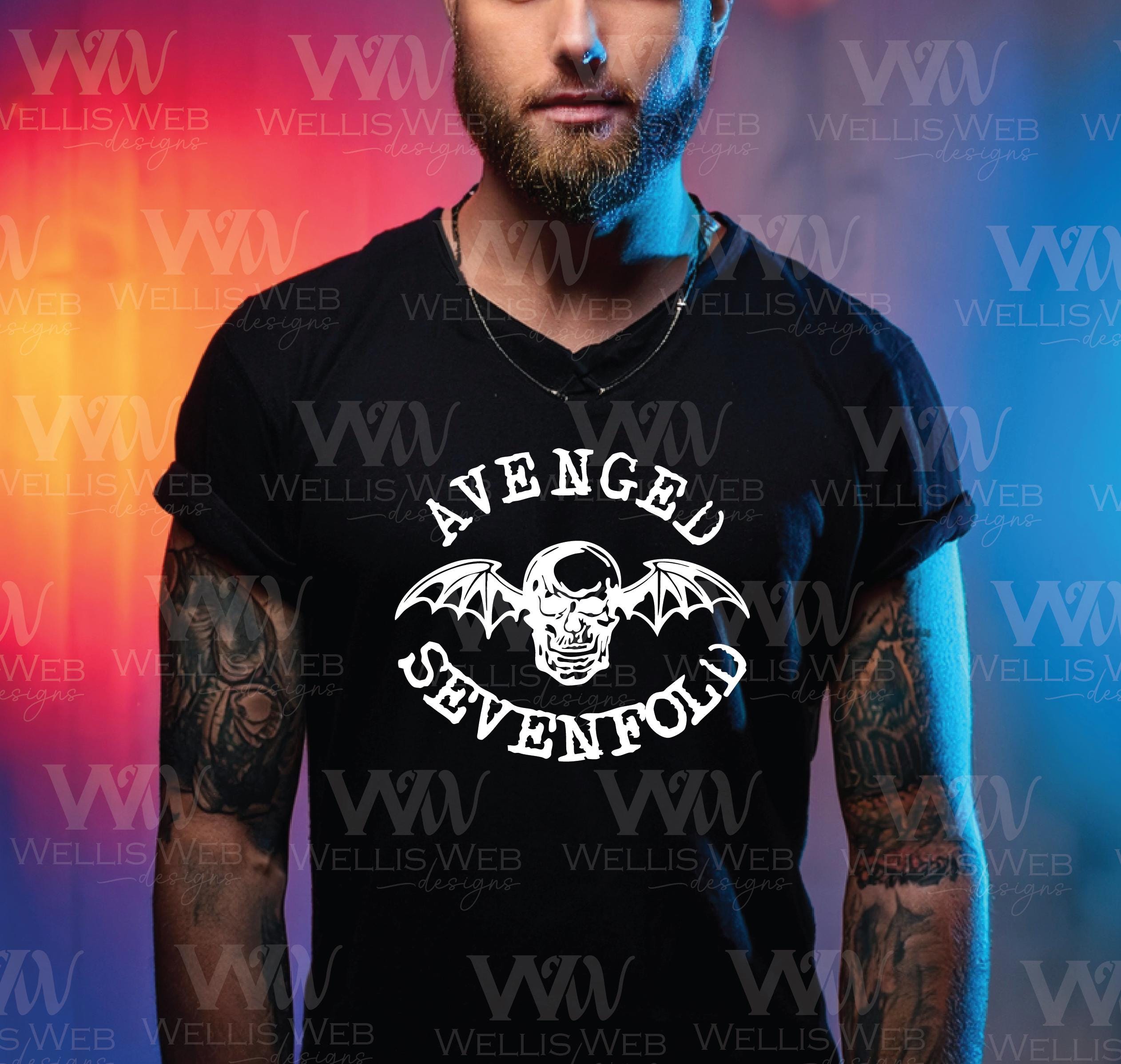 Avenged Sevenfold PNG: Metal Band T-shirt Design (digital Download, SVG ...