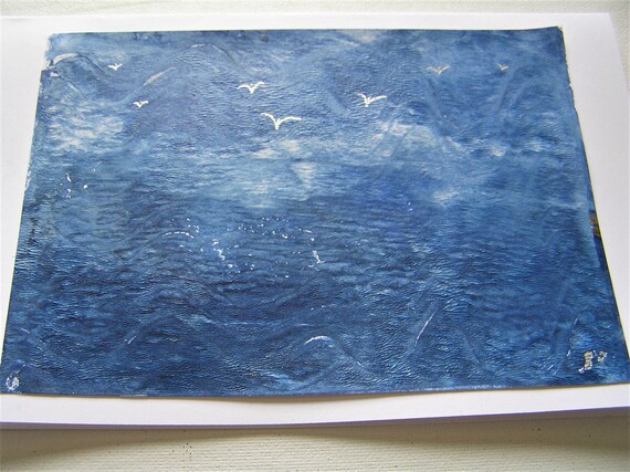 Original Painting Large Blank Card Gift of Original Art - Etsy